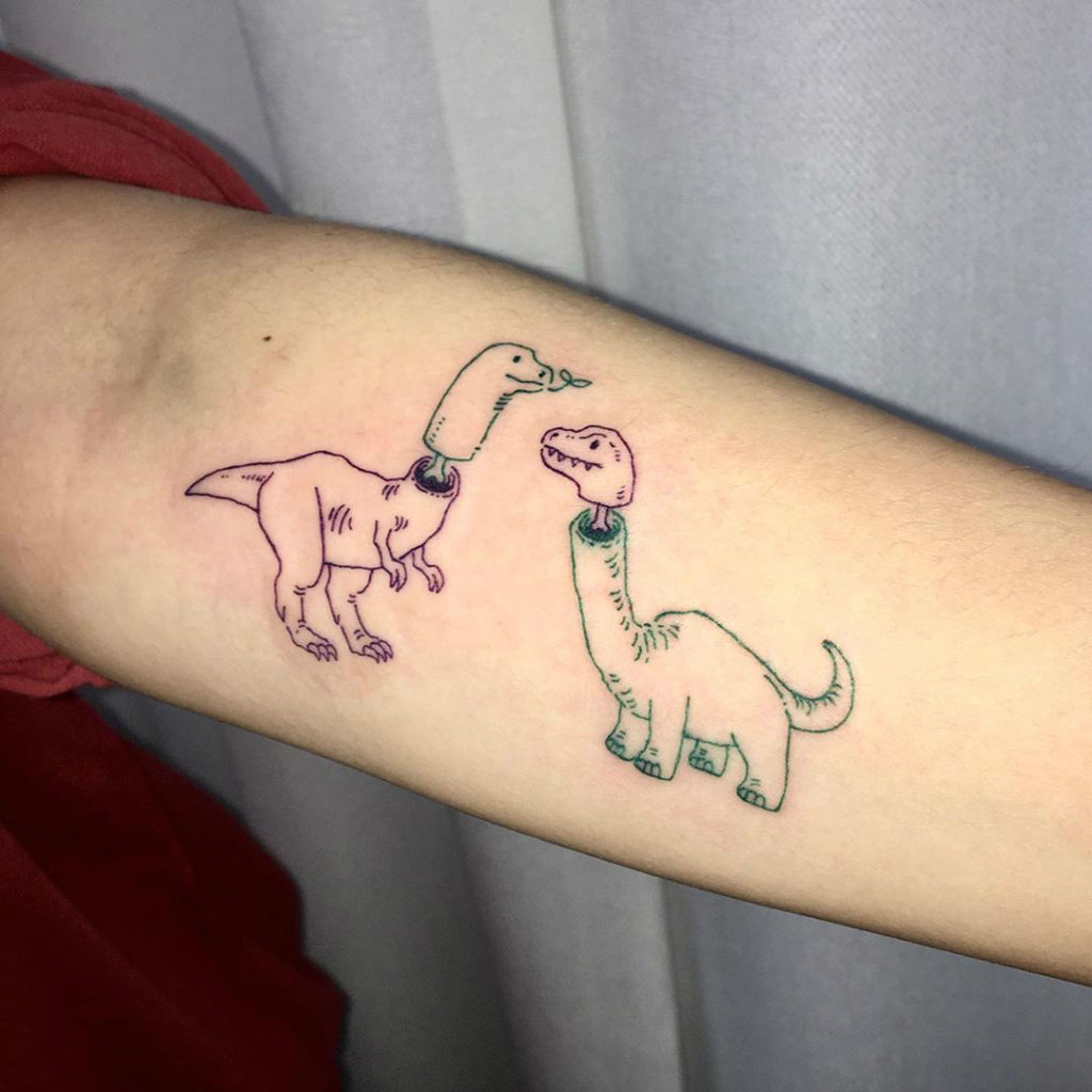 25 Awe-Inspiring and Fun Dinosaur Tattoos Designs and Ideas
