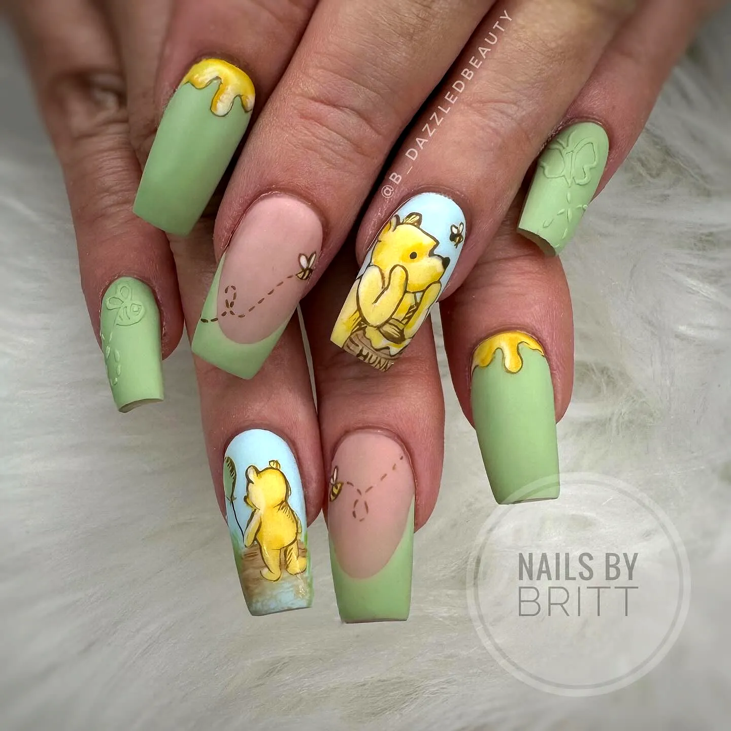 13 Cute Winnie the Pooh Nails Ideas You'll Love