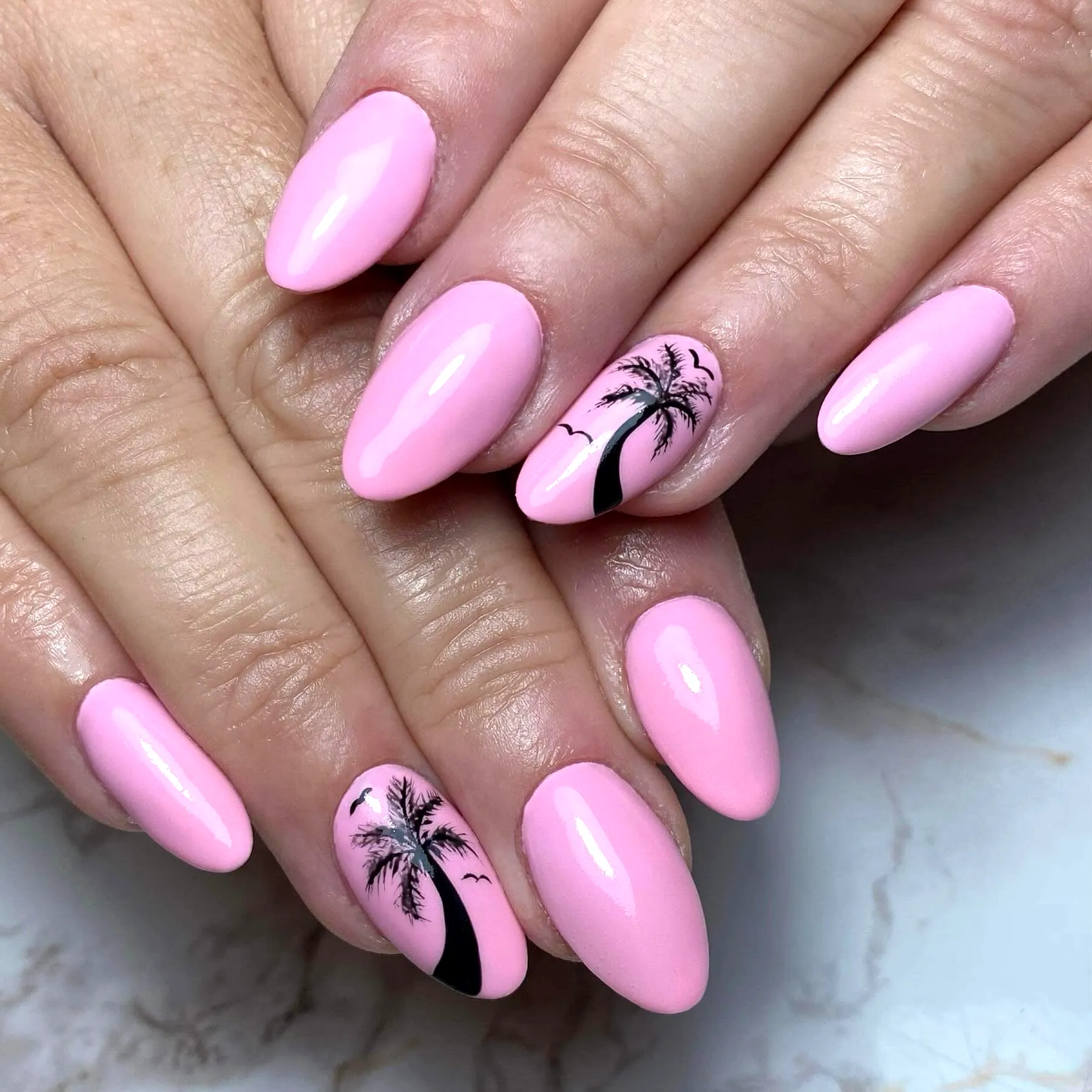 16+ Cute Palm Tree Nails Ideas for Your Next Manicure