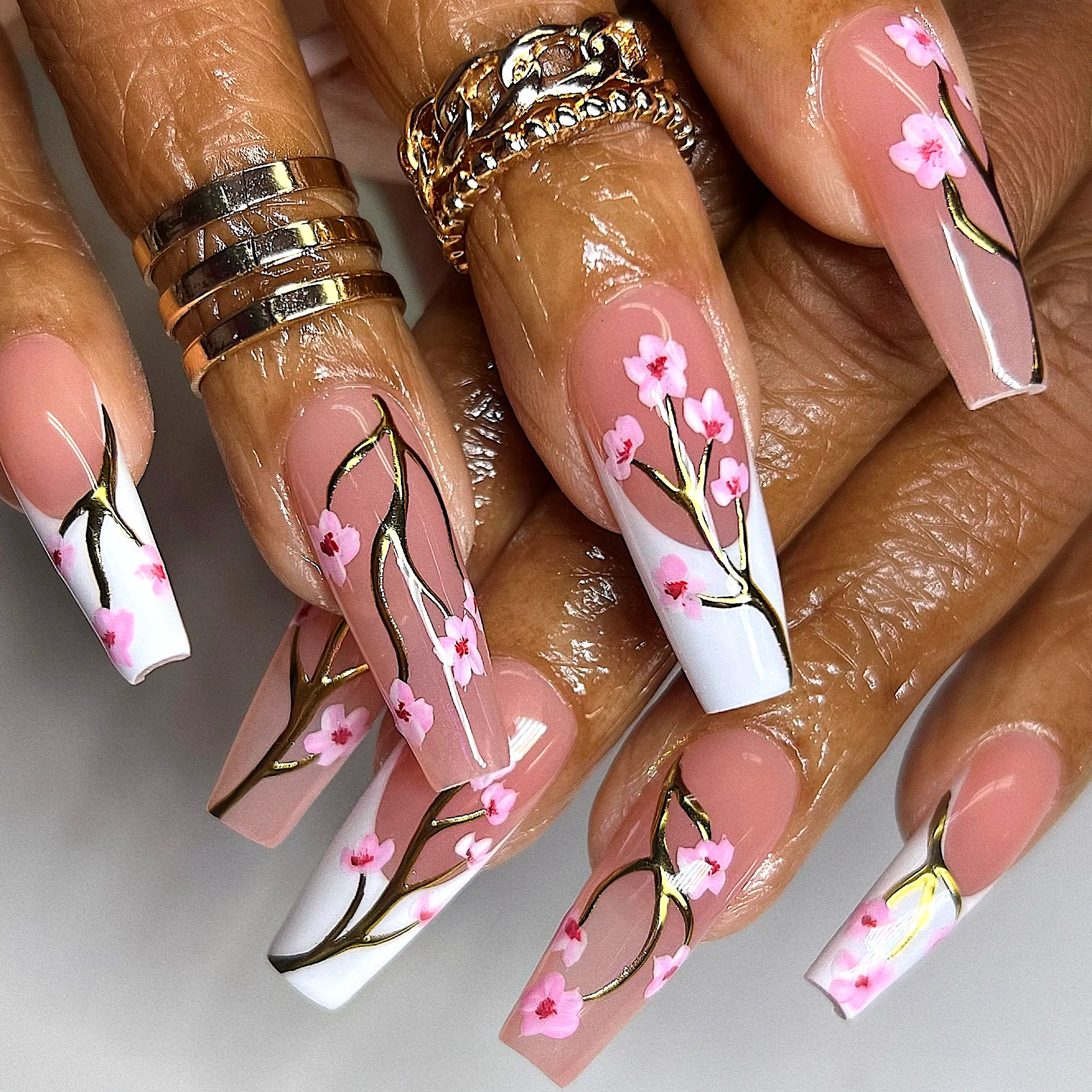 15 Cute Cherry Blossom Nails Ideas for Perfect Spring Style