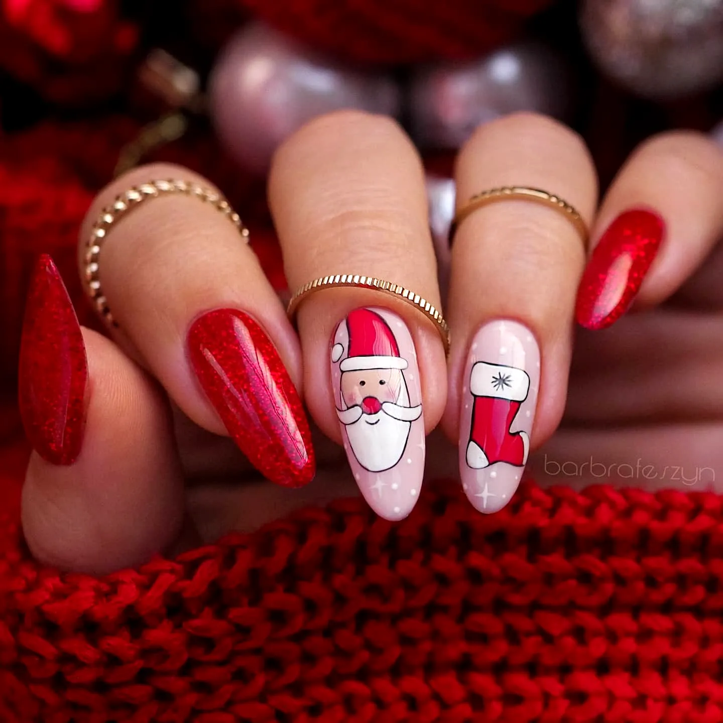 15 Cute Santa Claus Nails Ideas for Your Holiday Manicure