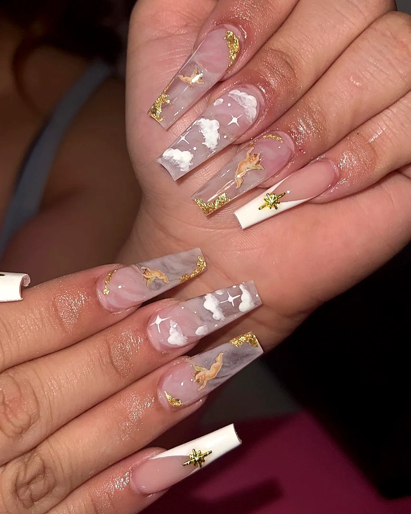 15 Cute Angel Nail Designs for a Glamorous Look