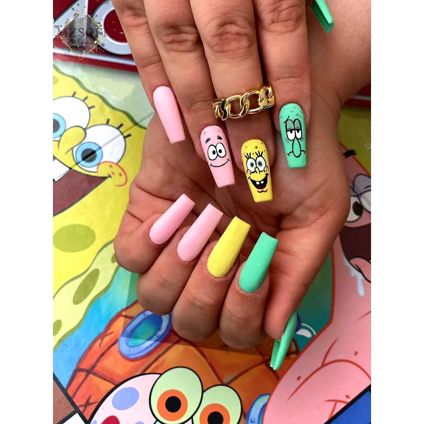 10 Trendy Spongebob Nails Ideas You’ll Love