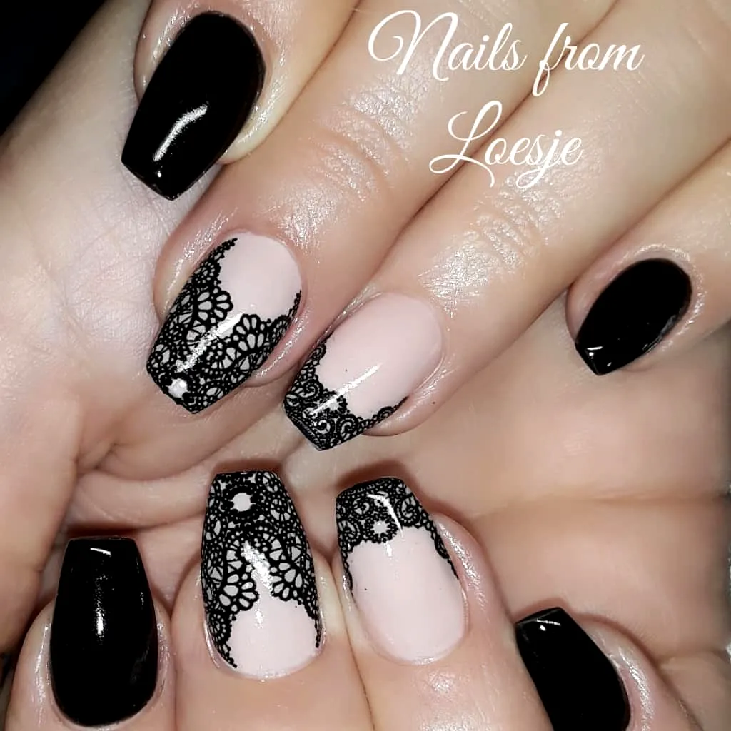 12 Pretty Lace Nails Ideas to Inspire Your Next Manicure