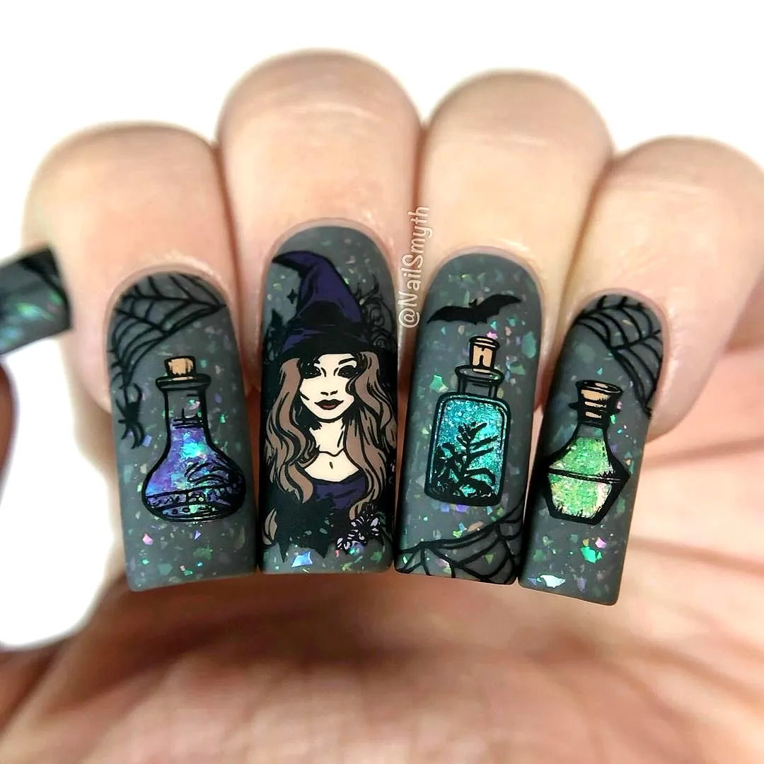 15 Trendy Witch Nail Designs for a Spellbinding Look