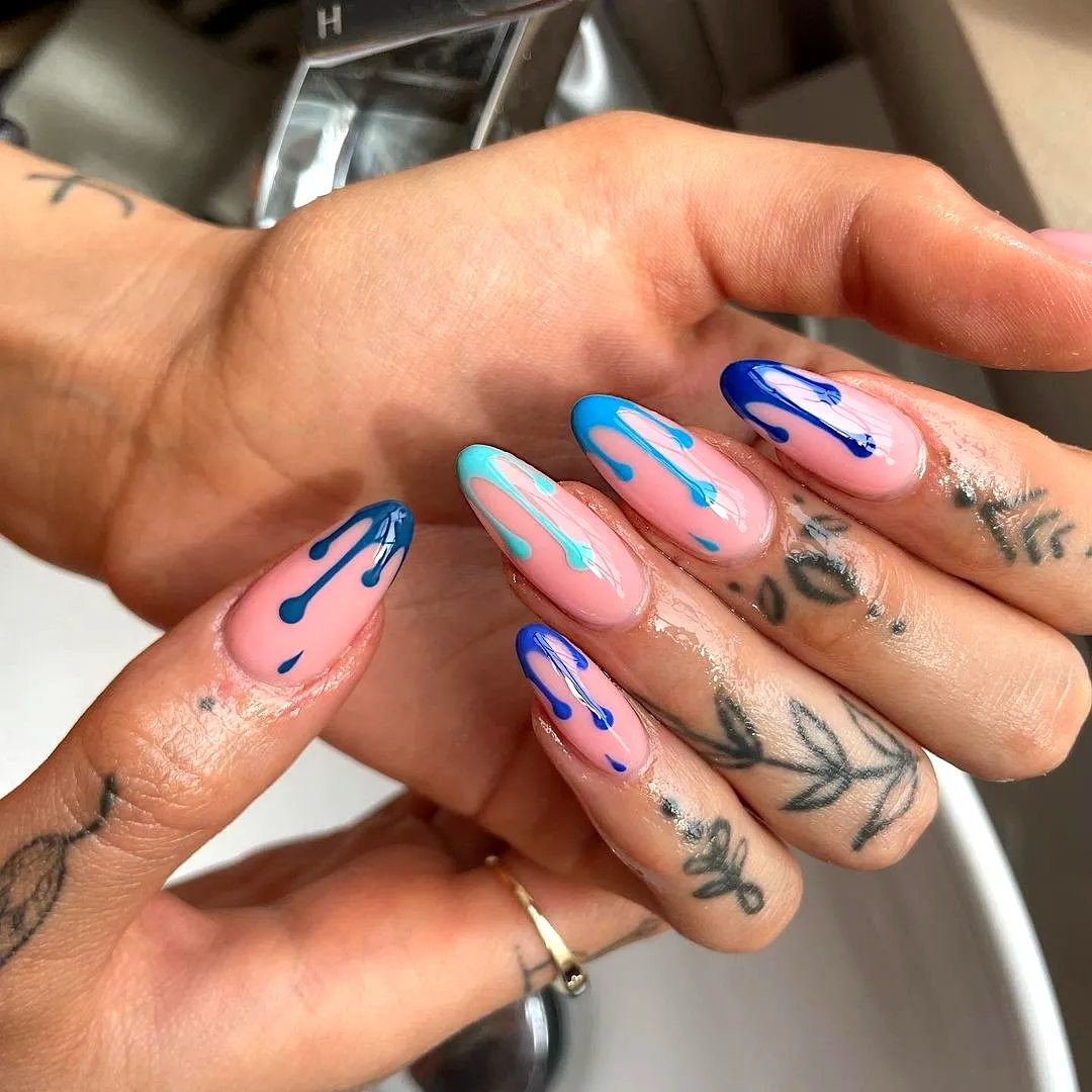 15 Trendy Drip Nail Designs for a Glamorous Look